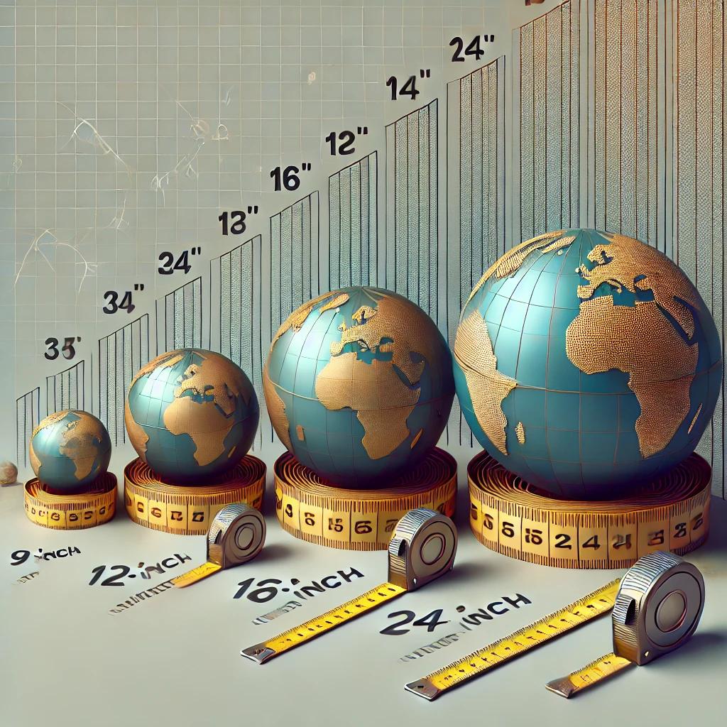 How Are Globes Measured? Understanding Globe Sizes and Dimensions ...