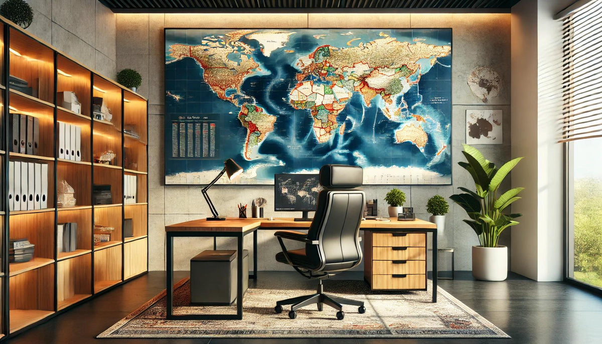 Large Wall Map Murals » Shop Decorative Wall Maps » Ultimate Globes