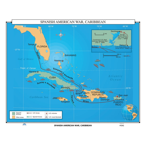 Spanish American War Map Activity Spanish American War Presentation By