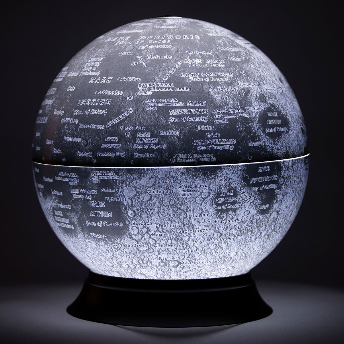 National Geographic Moon Globe - 50th Anniversary Apollo 11 Illuminated ...