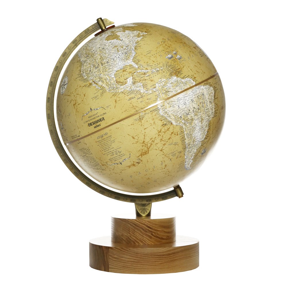 Chicago Globe - Limited Edition 12-Inch Raised Relief Desktop Globe ...