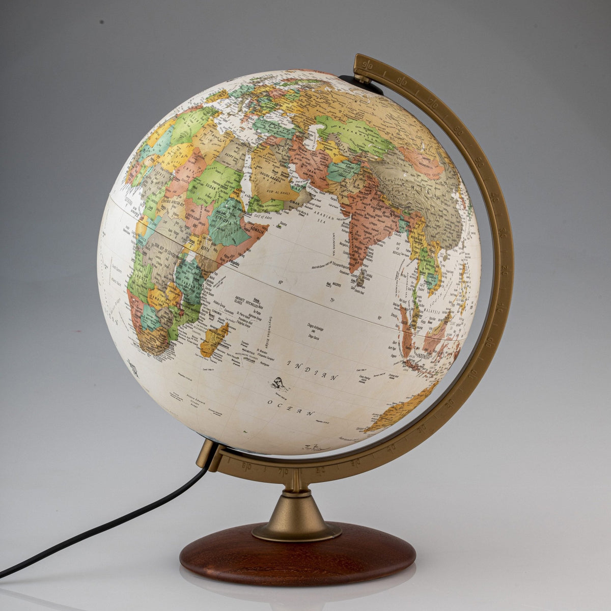 Colombo Raised Relief Globe » Shop Decorative Desk Globes » Ultimate ...