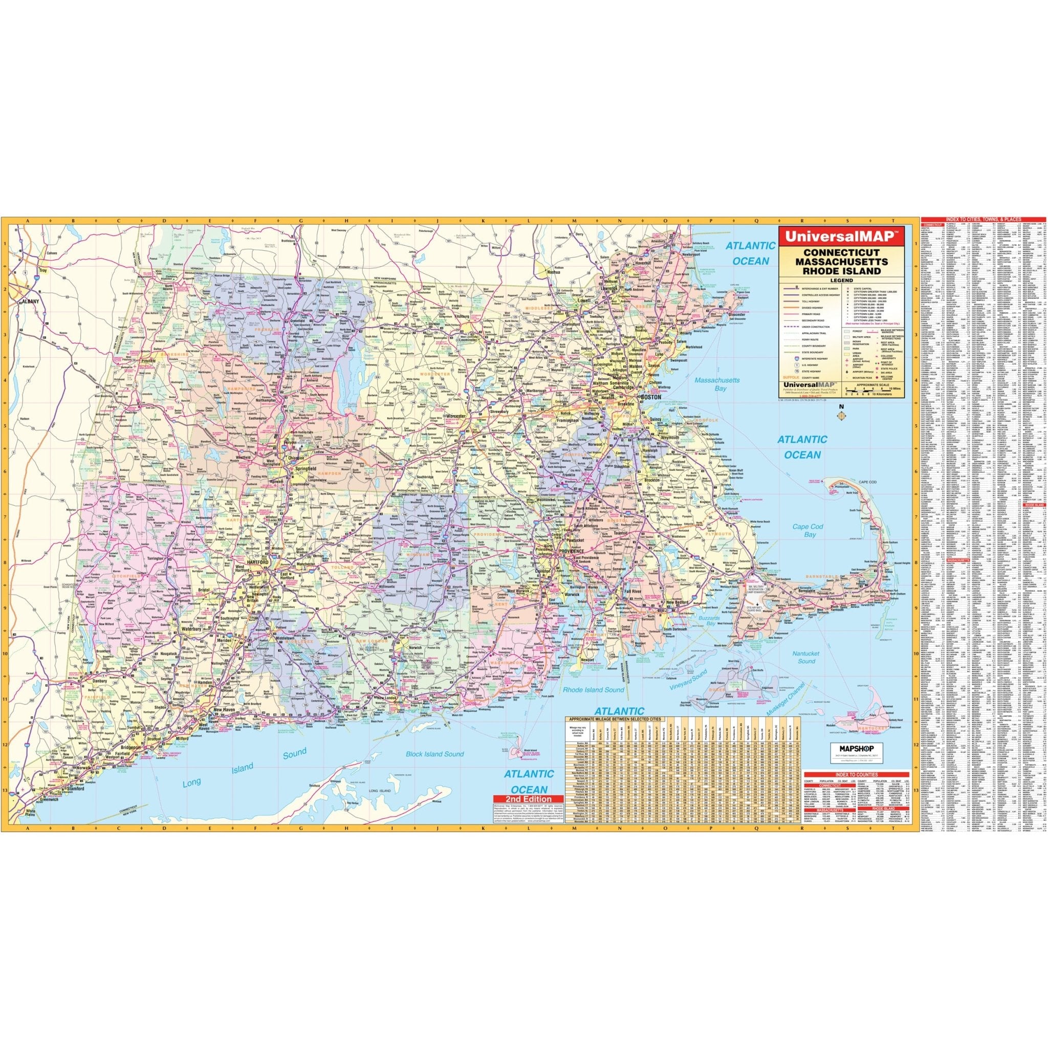 Mapa De Pueblos Y Ciudades De Massachusetts Anexo:Localidades De