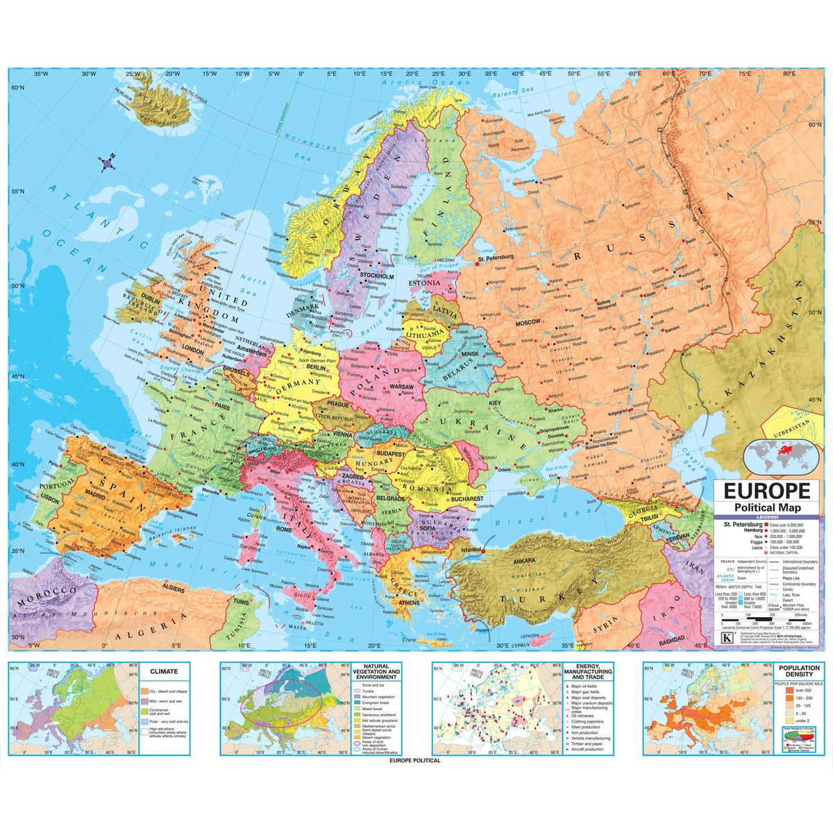 Advanced Classroom Wall Maps Collection Enhance Learning With