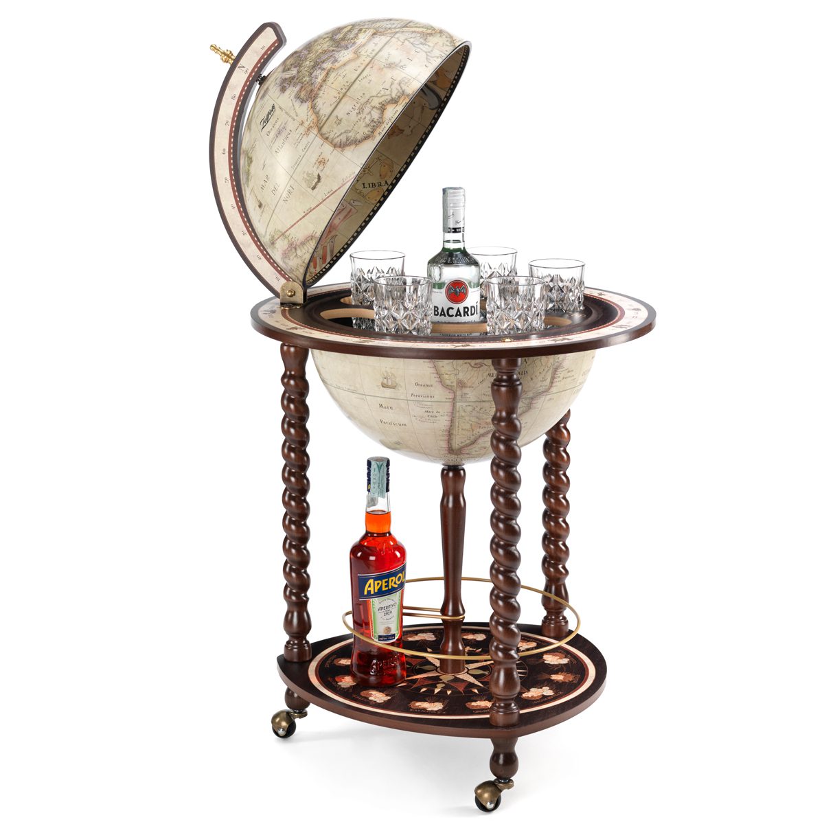 Explora Italian Bar Globe » Shop & Save on Liquor Cabinets at Ultimate ...