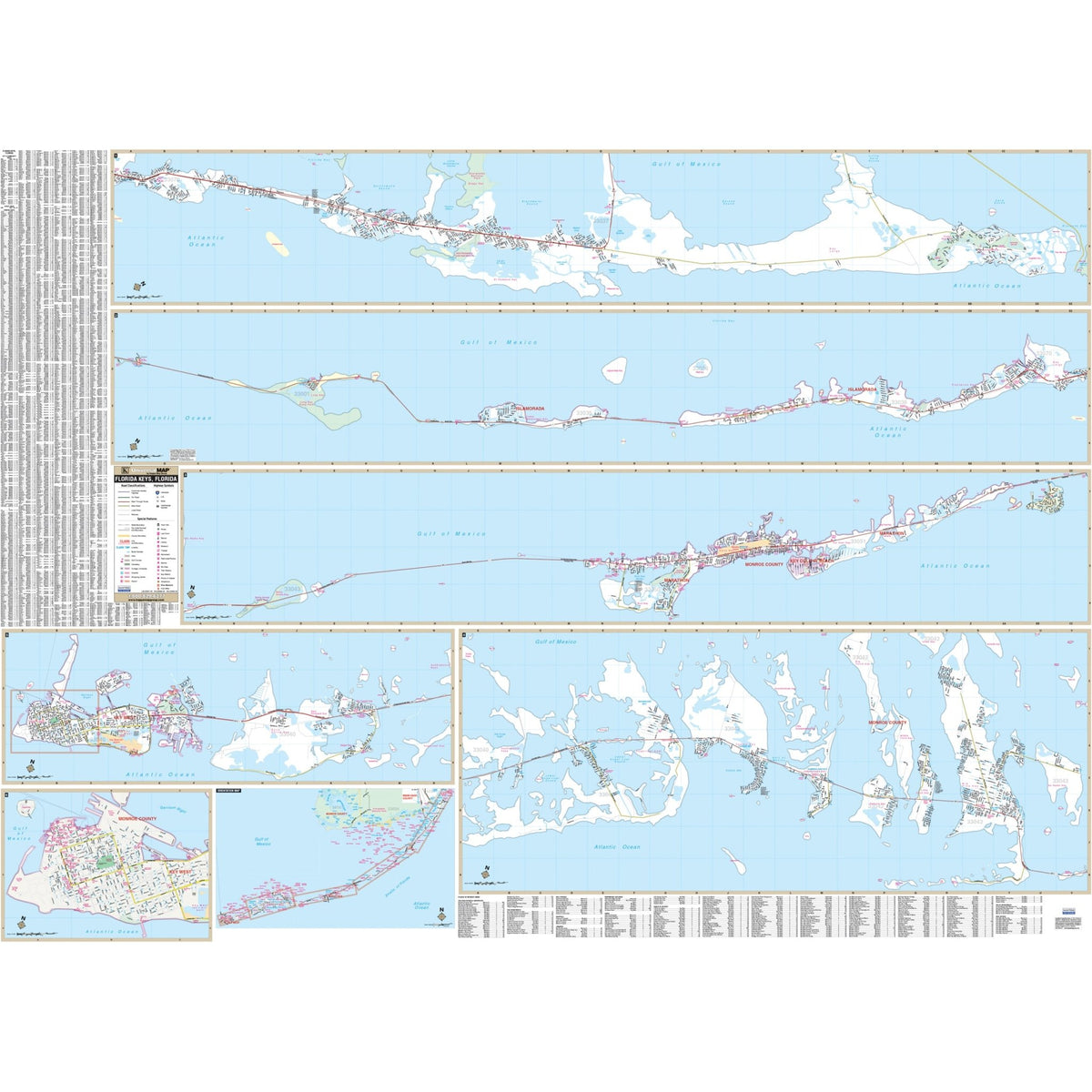 Florida Keys FL Wall Map » Shop State Wall Maps – Ultimate Globes