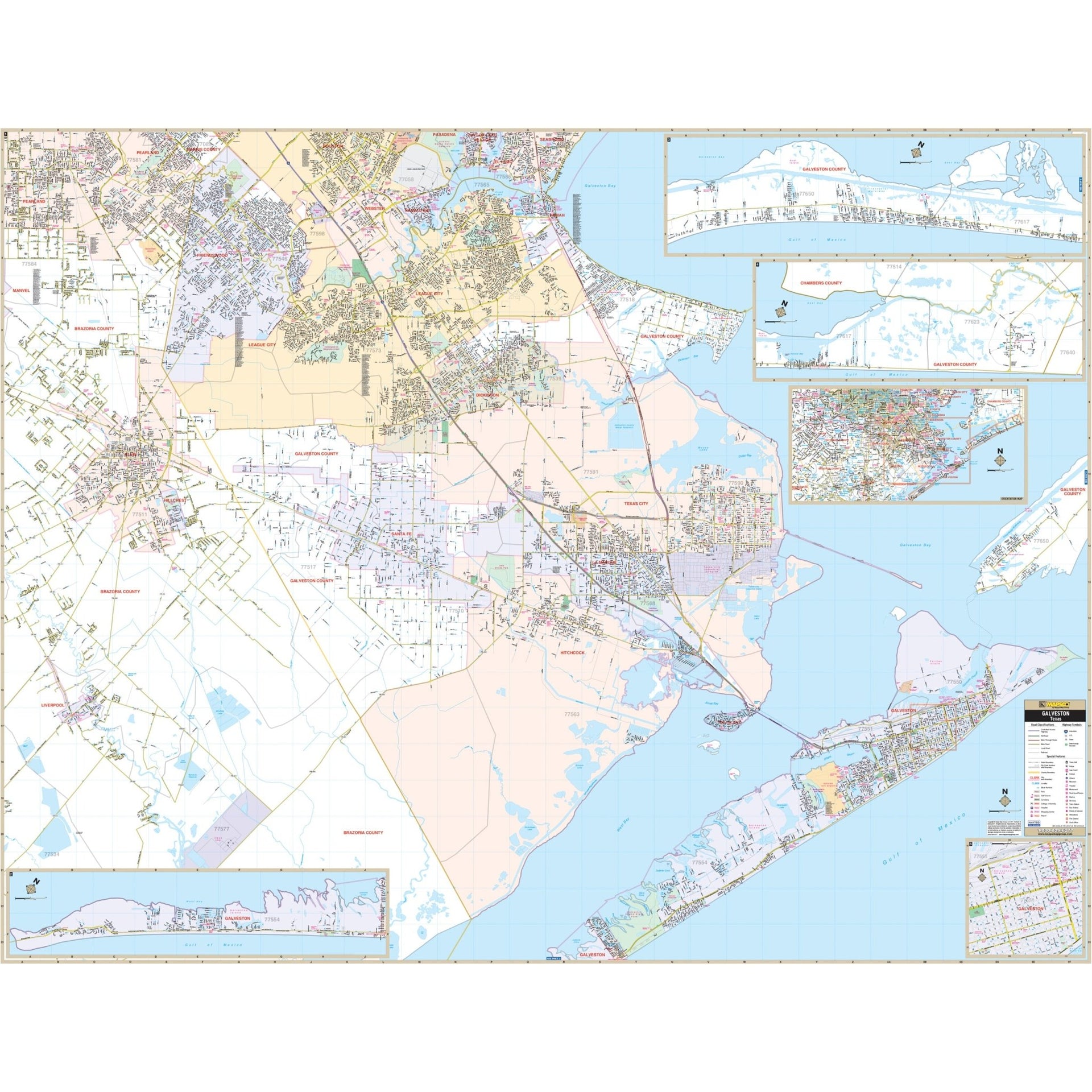 Galveston County Map Galveston County | TX Almanac