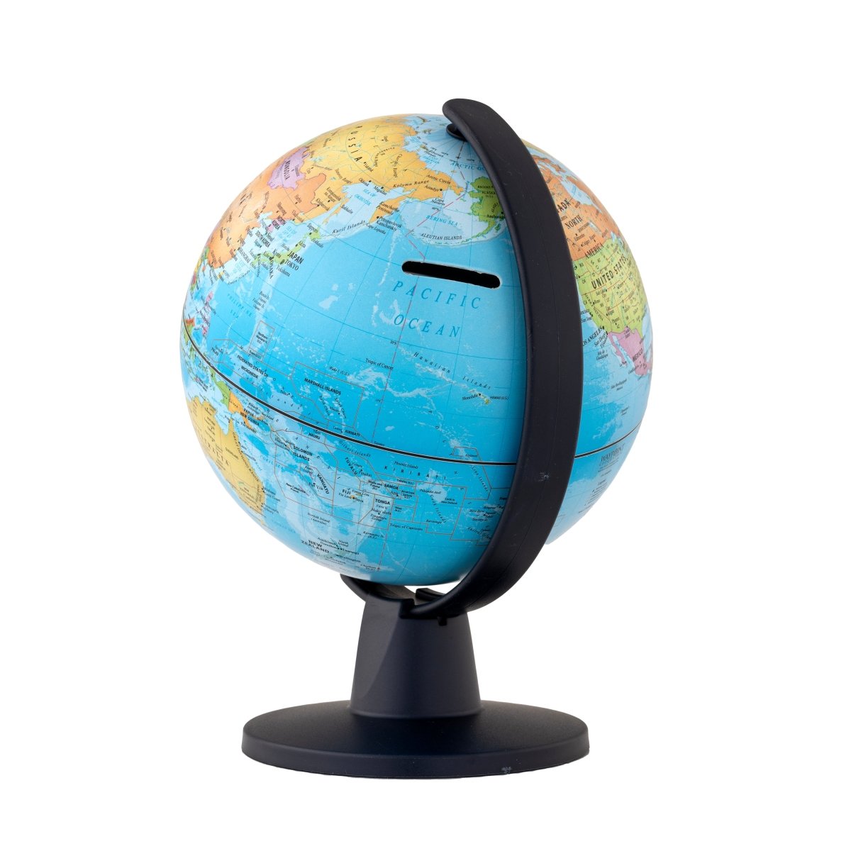 GeoClassic Coin Bank Globe for Kids | 6" Educational Globe Piggy Bank ...