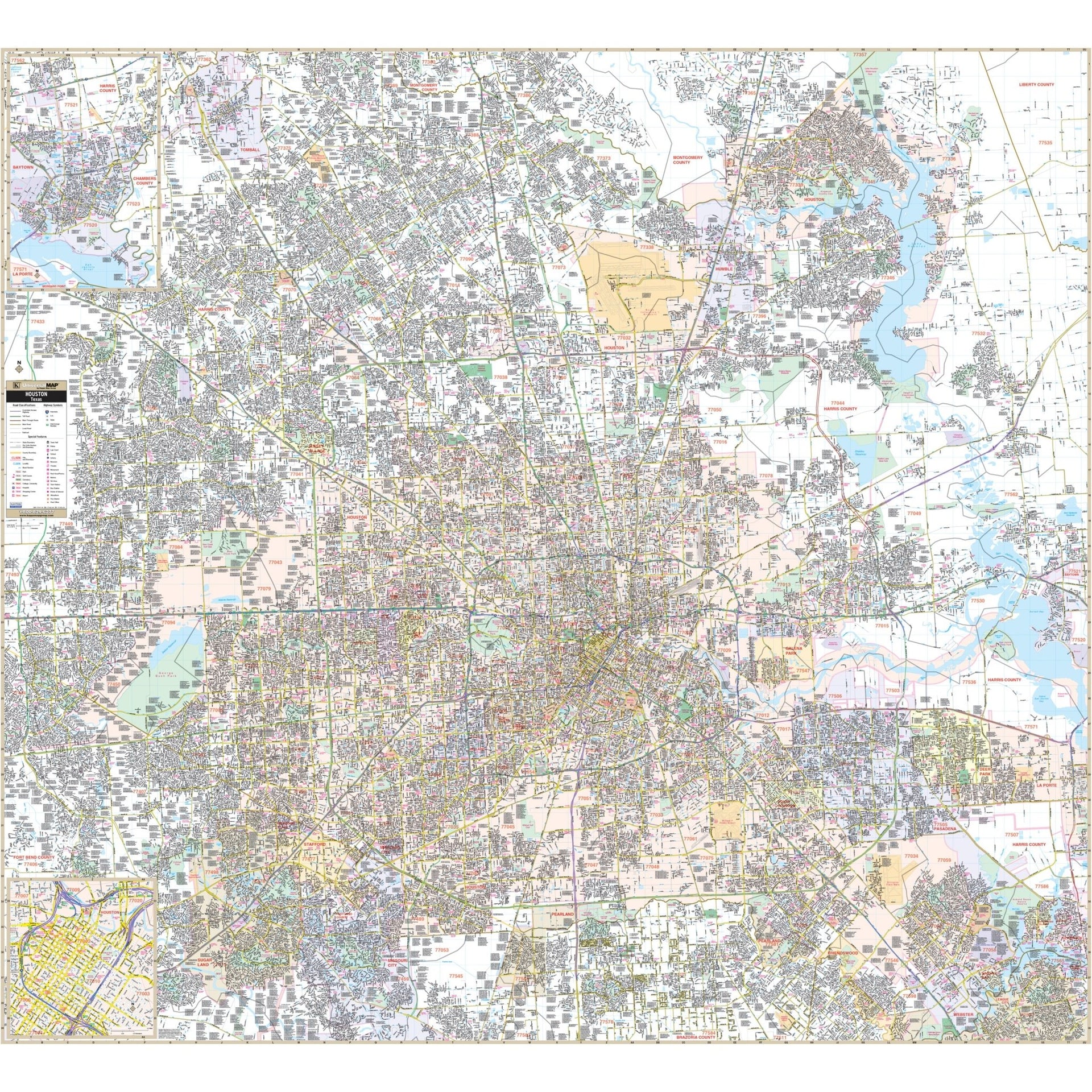 Houston Texas County Map