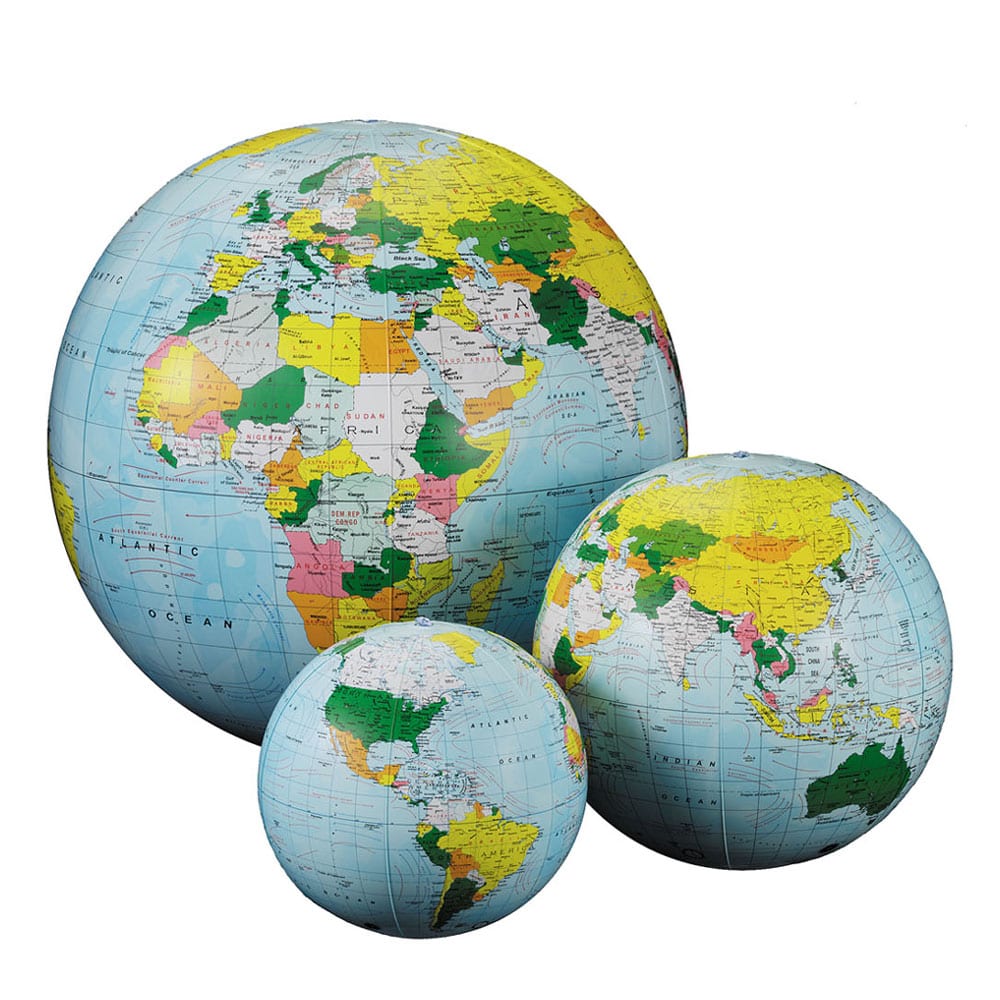 Inflatable Globe with Political Map » Shop Children's Globes – Ultimate ...