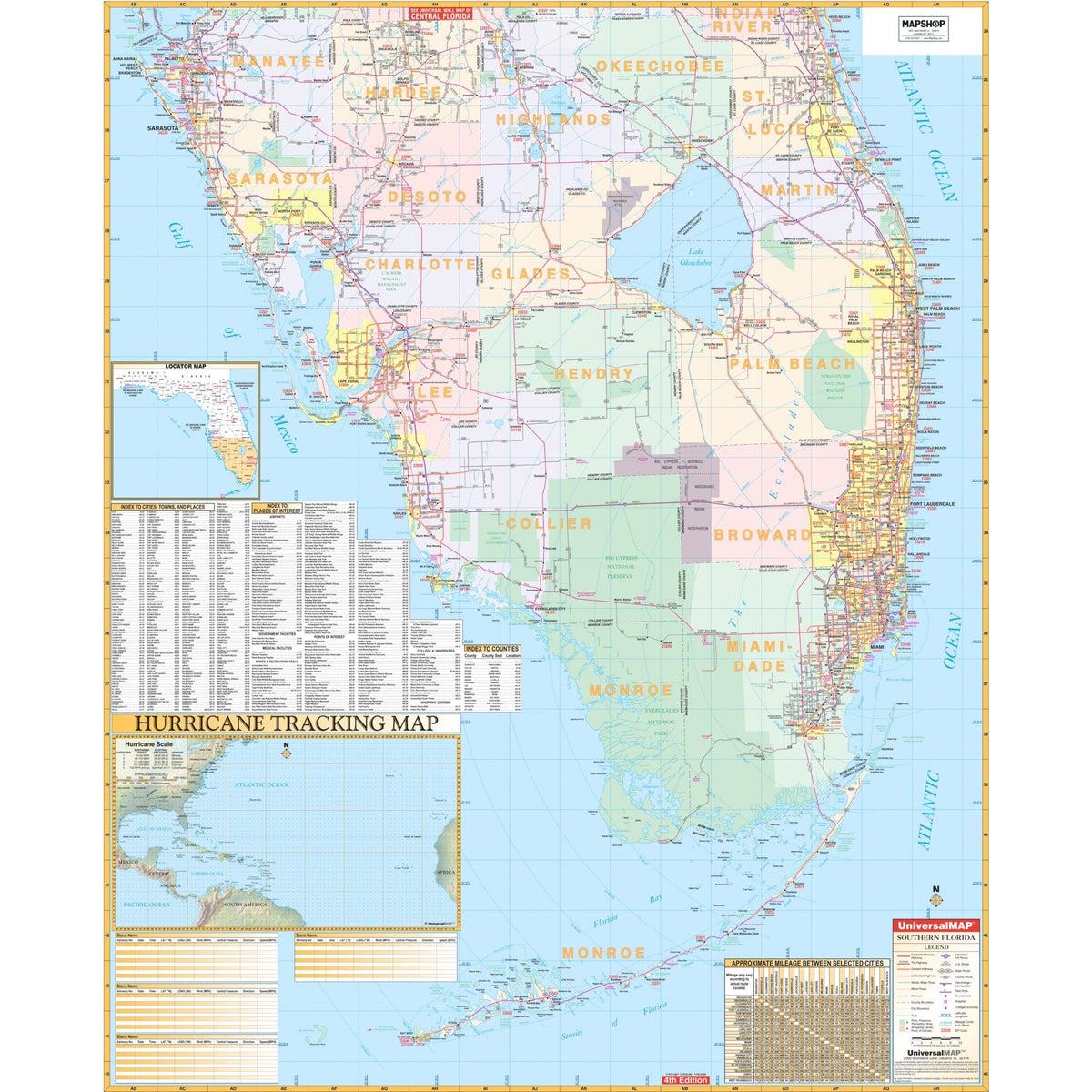 Southern Florida Regional Wall Map – Ultimate Globes