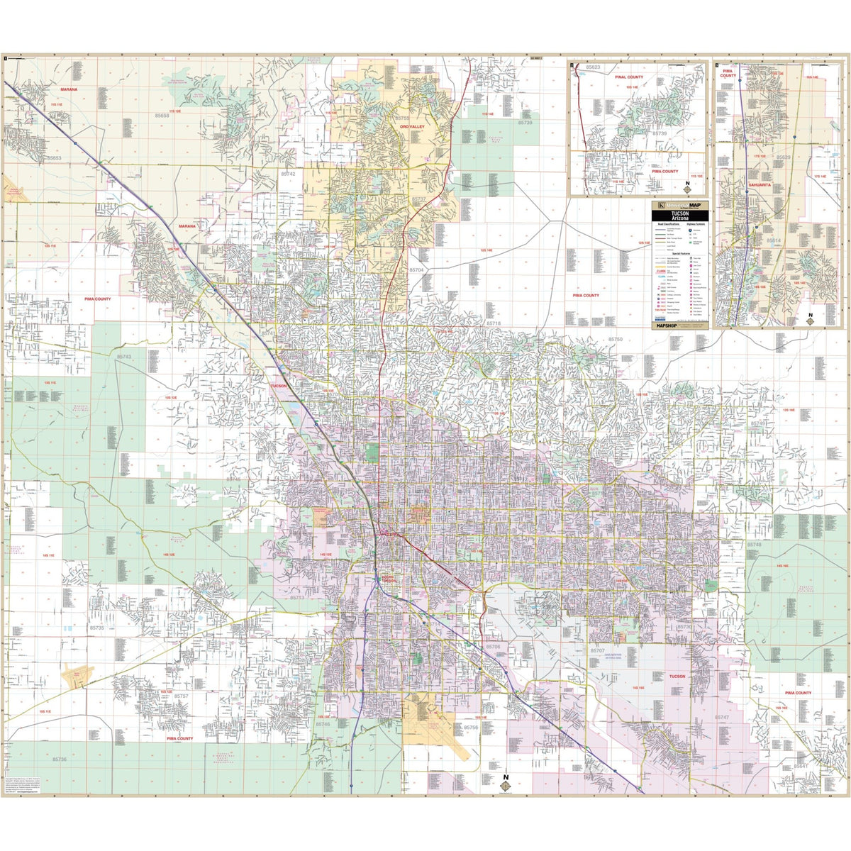 Pima County Map Guide Public Works Parking Garage | Downtown Tucson