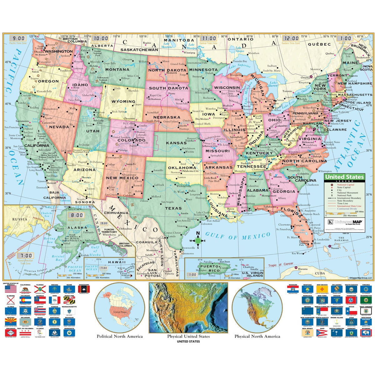 US Primary Wall Map » Shop Classroom Maps – Ultimate Globes