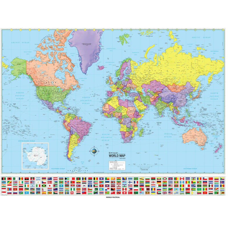 Advanced Classroom Wall Maps Collection | Enhance Learning with ...